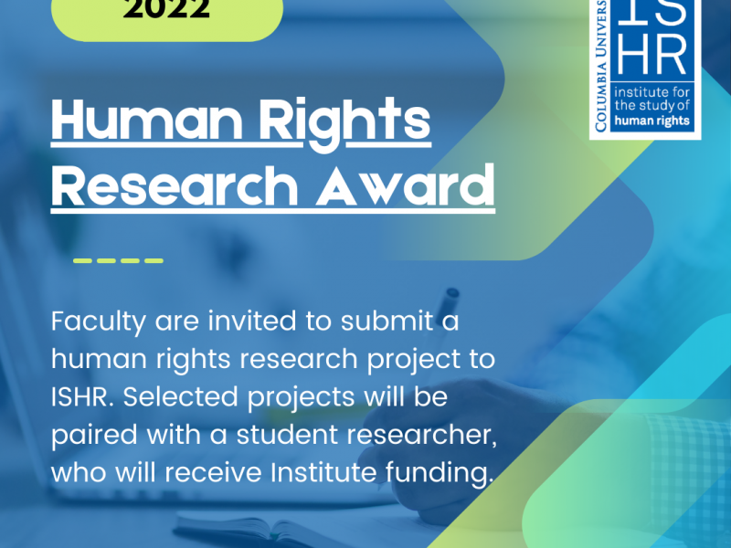Human Rights Studies M.A. | Institute for the Study of Human Rights